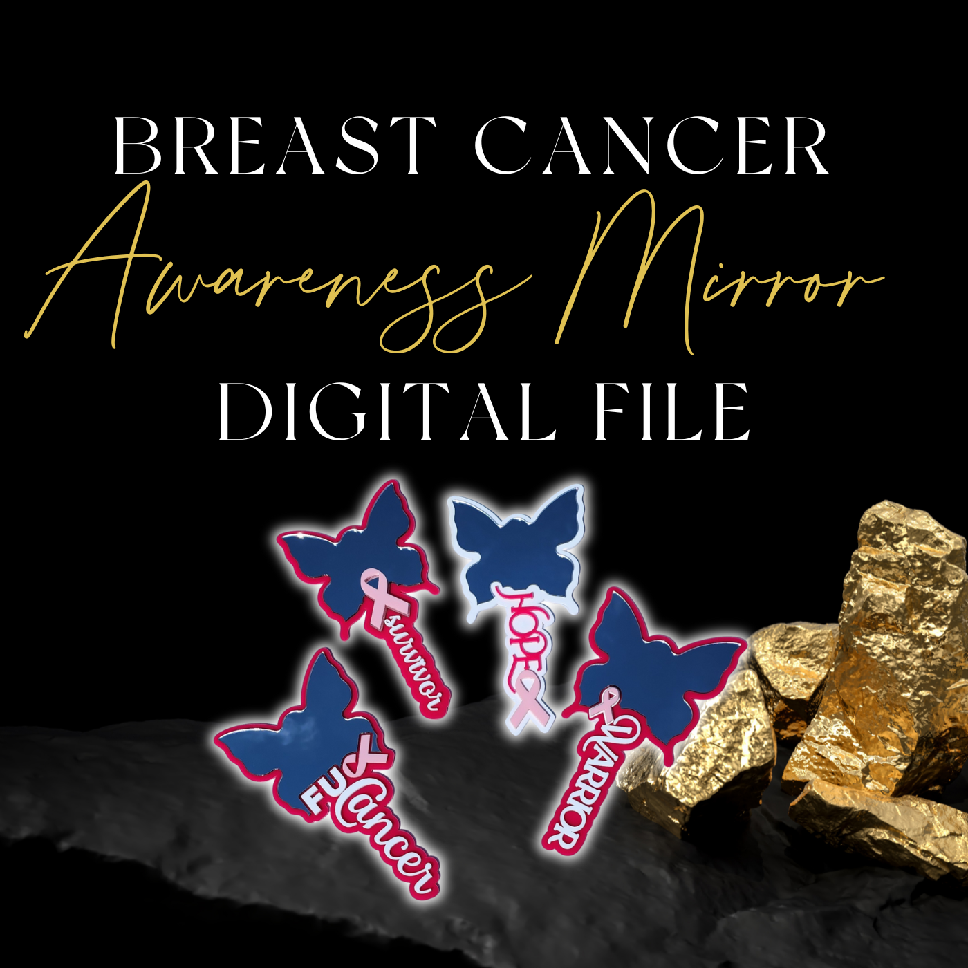 Breast Cancer Awareness Mirror Bundle – Reigning Memories
